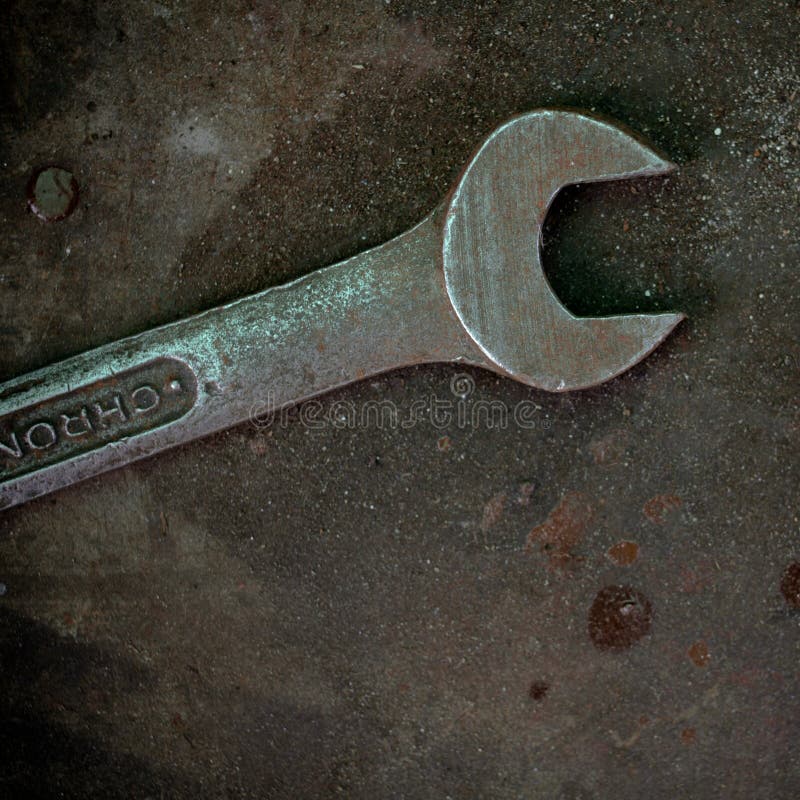 Rusty wrench stock photo. Image of equipment, restoring - 25843944