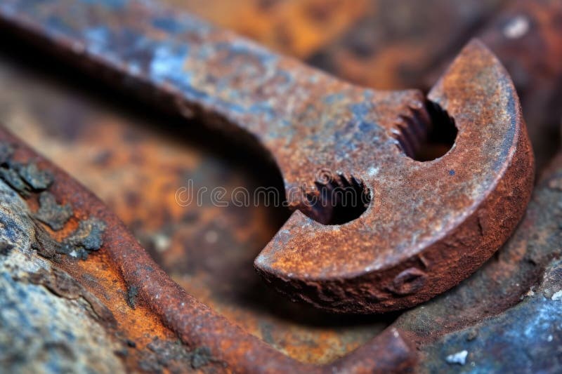 Rusty Wrench - Generative AI Stock Illustration - Illustration of ...