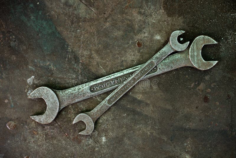 Rusty wrenches stock photo. Image of work, steel, industry - 25843984