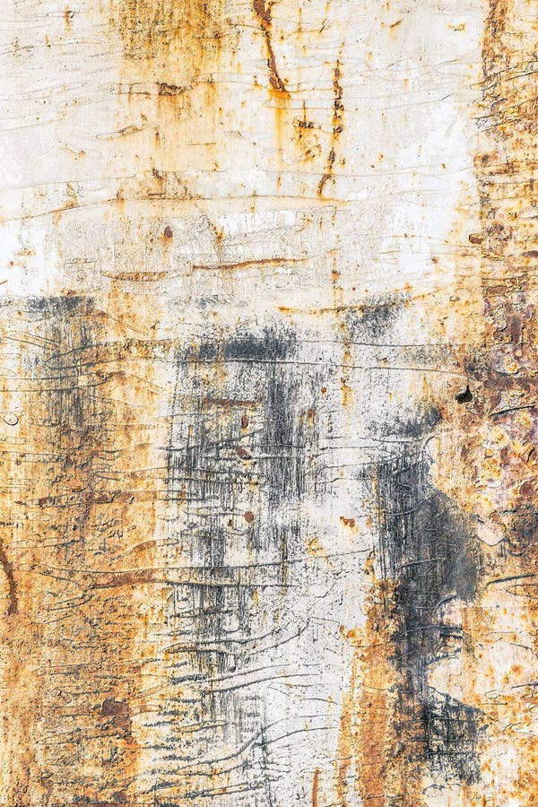 Rusty yellow metal surface stock image. Image of steel - 62302373