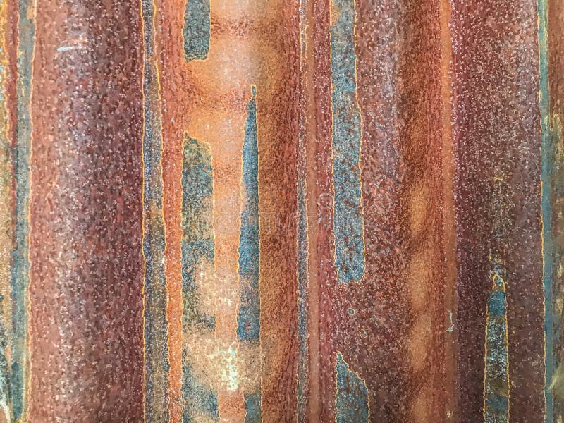 Background Rust Structure in Various Color Stock Photo - Image of steel ...