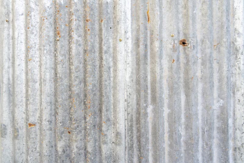 The Rusty Zinc Sheet Texture and Background, Reddish Brown Stain on ...