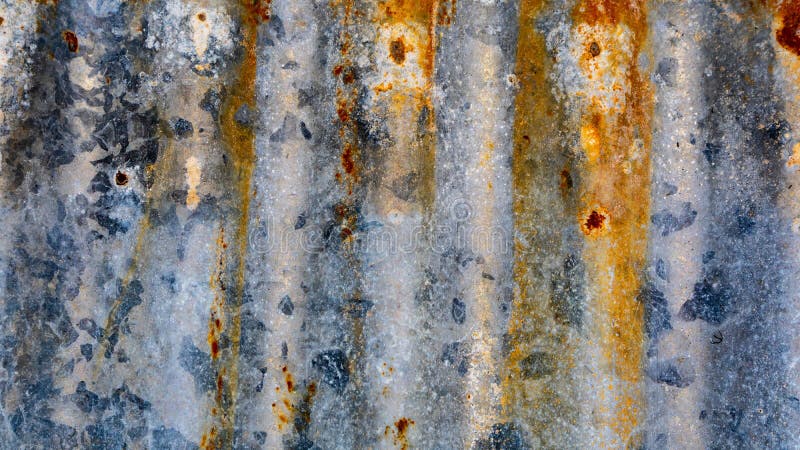 Rusty Zinc Texture As a Background Stock Photo - Image of rough, dirty ...