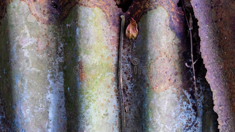 Rusty Zinc Texture As a Background Stock Image - Image of rough, silver ...
