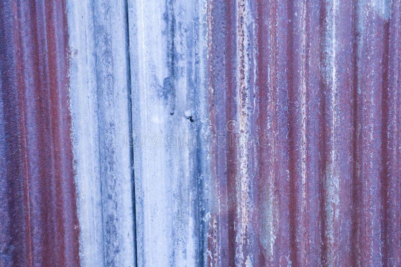 Rusty Zinc Texture, Front View, Silver Grunge Corrugated Metal Sheet ...