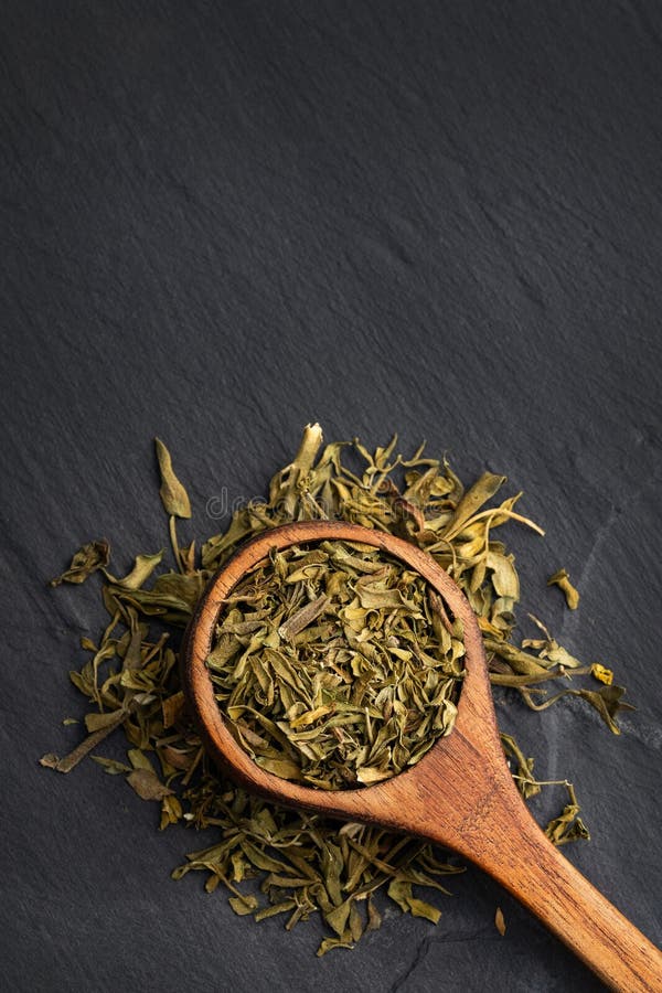 Ruta Graveolens - Dried Rue Leaves in the Spoon Stock Photo - Image of ...