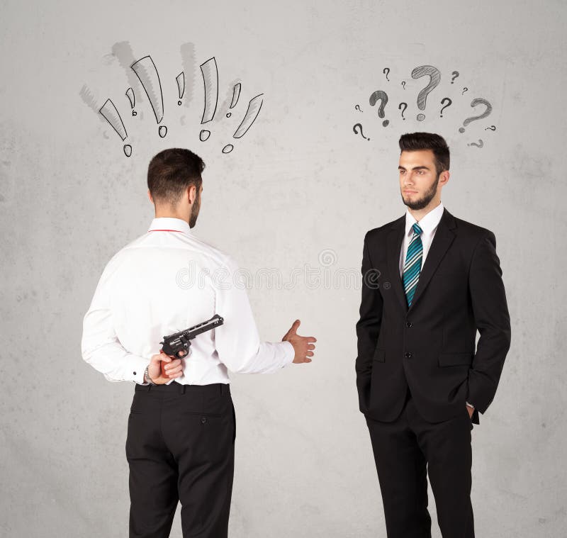 Ruthless Business Handshake Stock Image - Image of killer, deal: 51954081