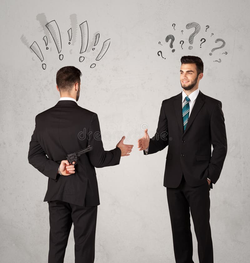 Ruthless Business Handshake Stock Photo - Image of agreement, killer ...