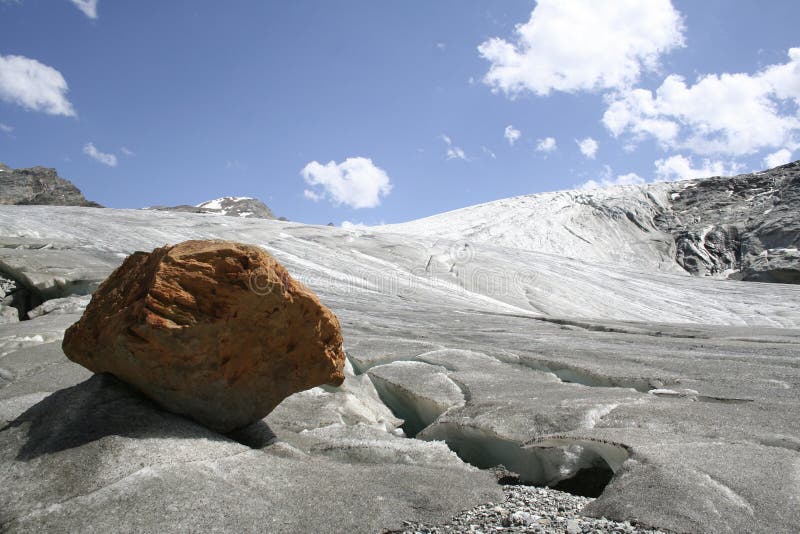 Rutor glacier stock image. Image of greenhouse, ridge - 12682553