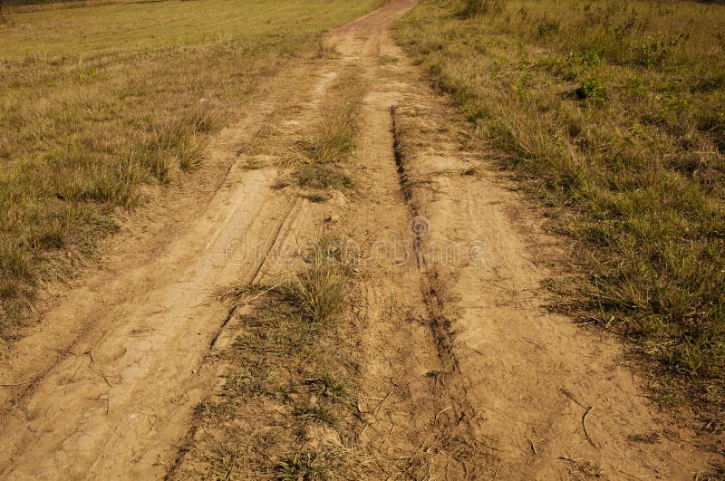Rutty on rough road stock image. Image of landscape, rutty - 28910133
