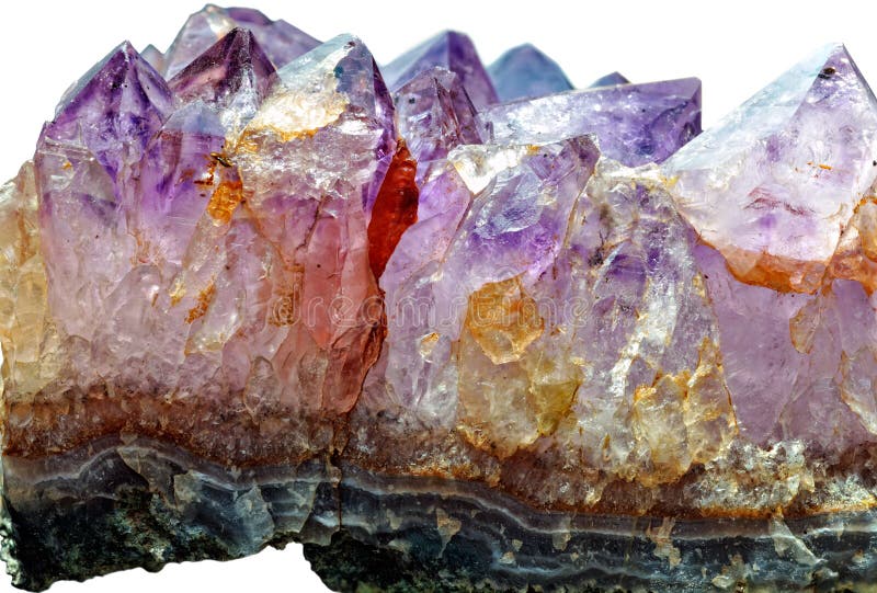 Ruwe amethist stock foto. Image of mooi, purper, kleur - 8689200