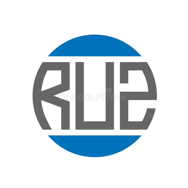 RUZ Letter Logo Design on White Background. RUZ Creative Initials ...