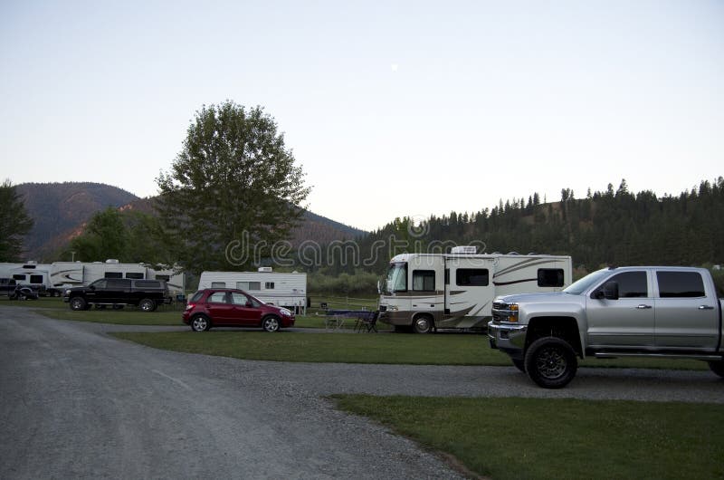 Campground Check in stock photo. Image of camper, check - 4301614