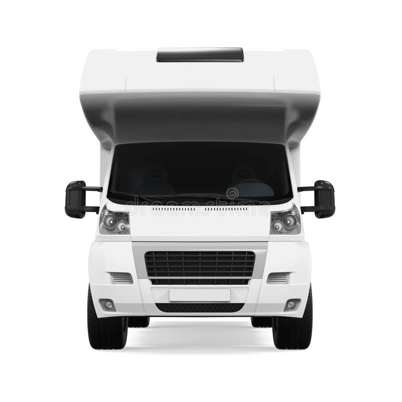 RV Caravan Isolated stock illustration. Illustration of adventure ...
