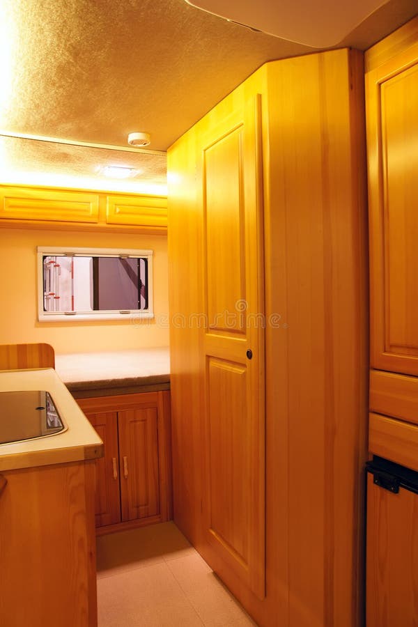 RV interior stock photo. Image of vehicle, motor, camper - 69688512