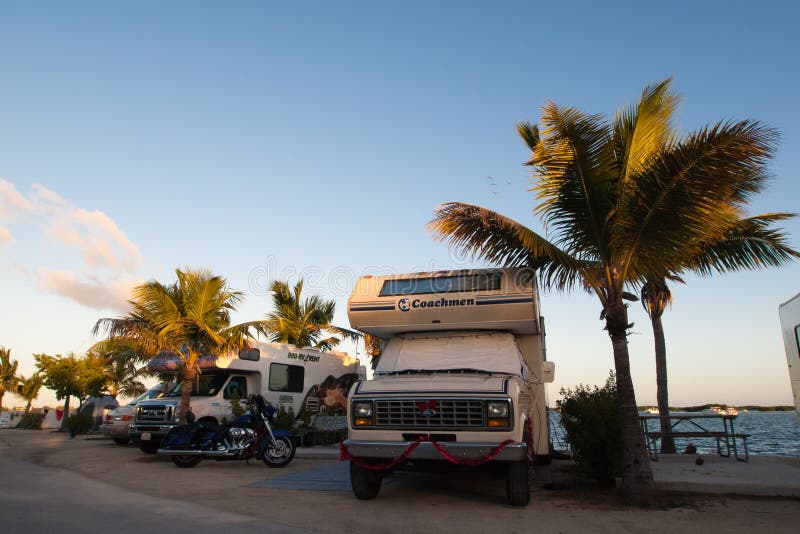 RV Park editorial stock photo. Image of leaf, ground - 42050128