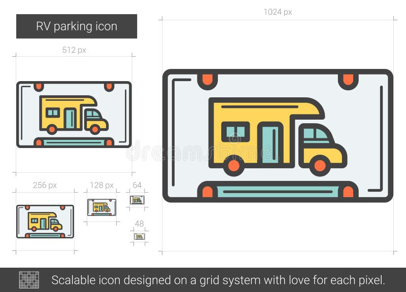Rv Line Drawing Stock Illustrations – 238 Rv Line Drawing Stock ...