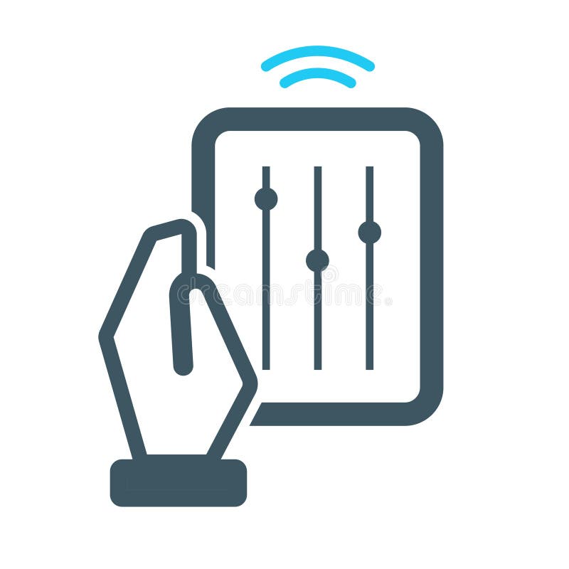 Remote Control Tab - Vector Icon Stock Illustration - Illustration of ...