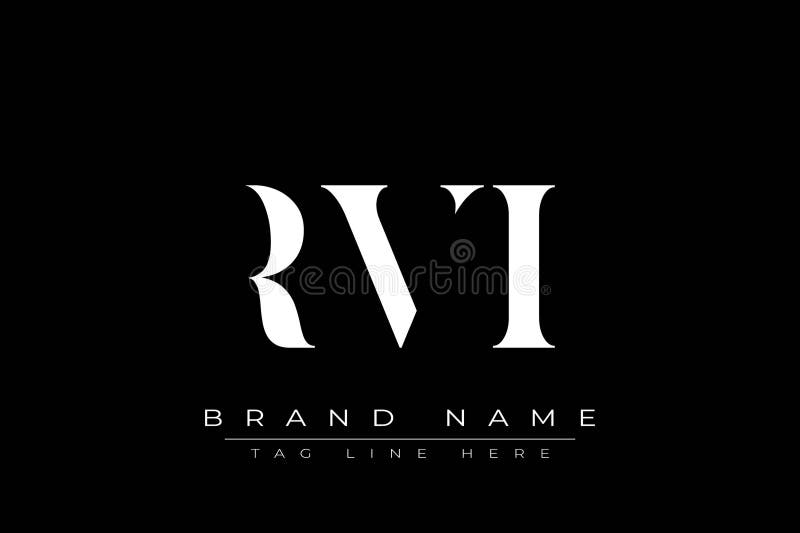 RVI Abstract Letter Logo Design Stock Illustration - Illustration of ...