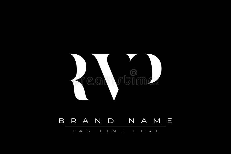 RVP Abstract Letter Logo Design Stock Illustration - Illustration of ...