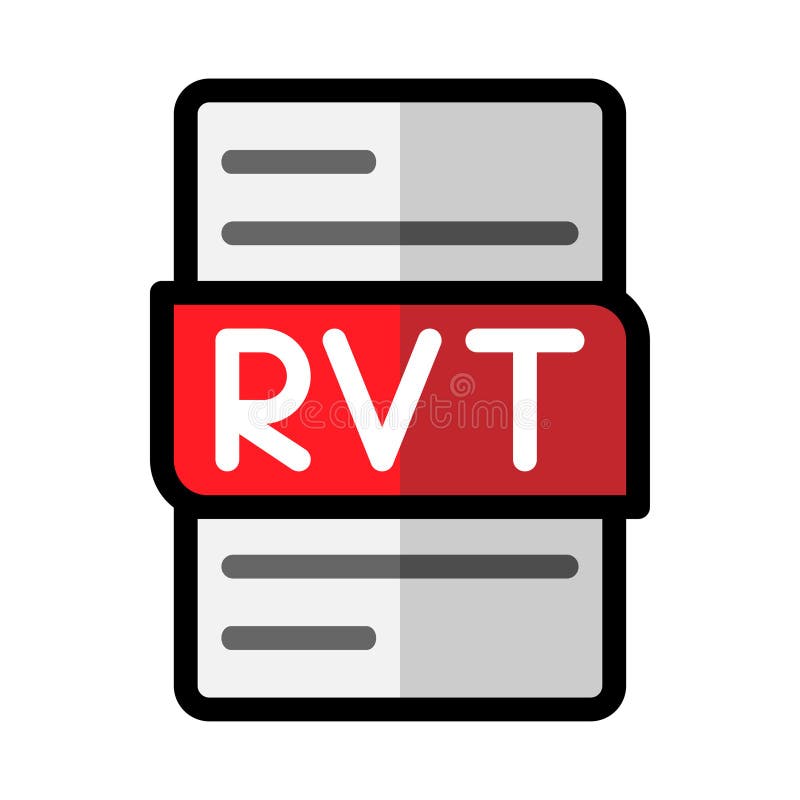 Rvt File Type Flat Icons. Document Files Format Graphic Design Outline ...