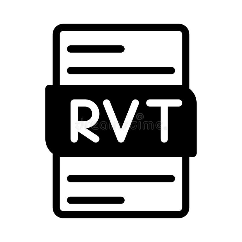 Rvt File Type Icon. Files Document Graphic Design. with Outline Style ...