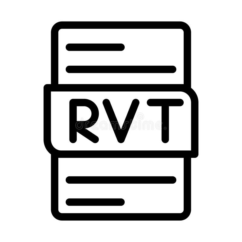 Rvt File Type Icons. Document Format Type Design Graphic Icon, with ...