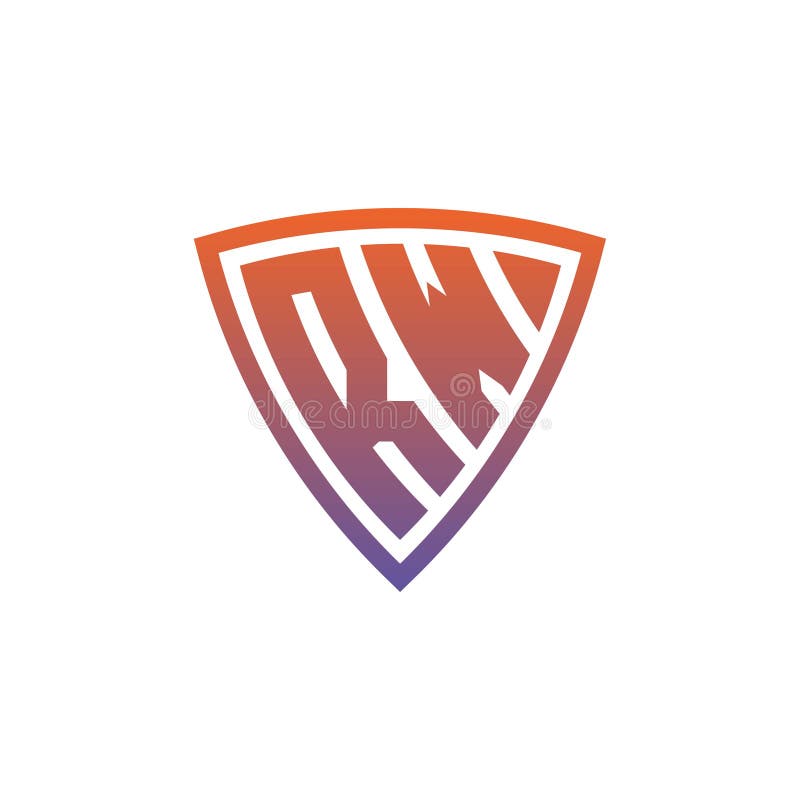 RW Logo Shield Monogram Gradient Style Design Stock Vector ... RW Logo Shield Monogram Gradient Style Design Stock Vector ...