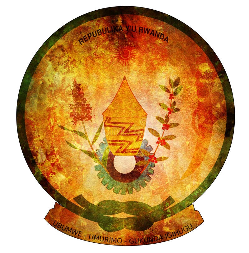 Rwanda coat of arms stock image. Image of national, cartography - 207026459