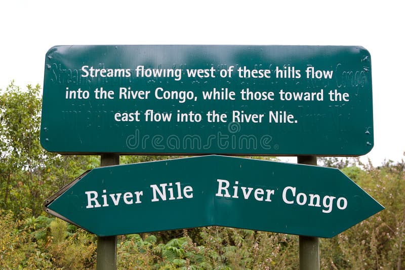 Rwanda De Kongo Nijl Verdeelt Bassin Redactionele Stock Afbeelding ...