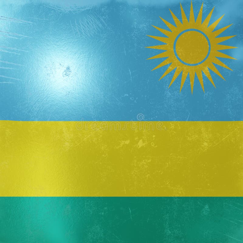 Rwanda flag icon stock illustration. Illustration of sign - 161258430