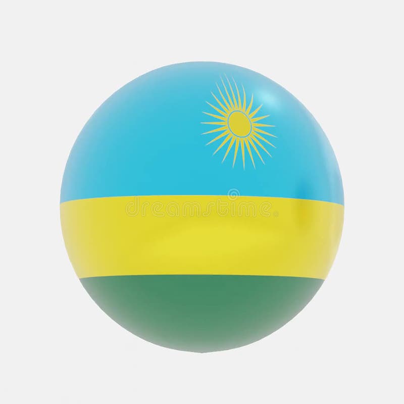Rwanda Flag Icon or Symbols Stock Illustration - Illustration of ...