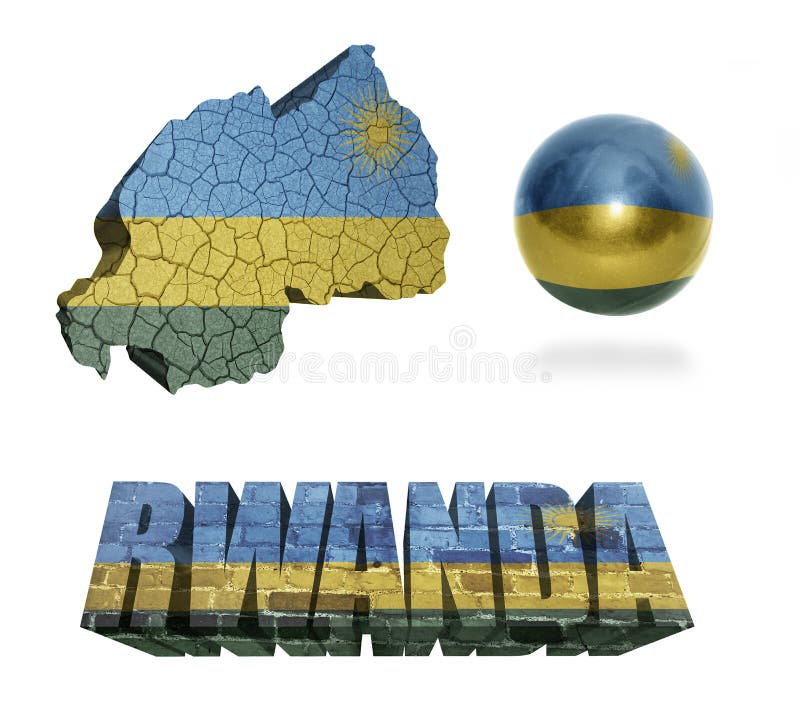 Rwanda Symbols stock illustration. Illustration of africa - 100794629