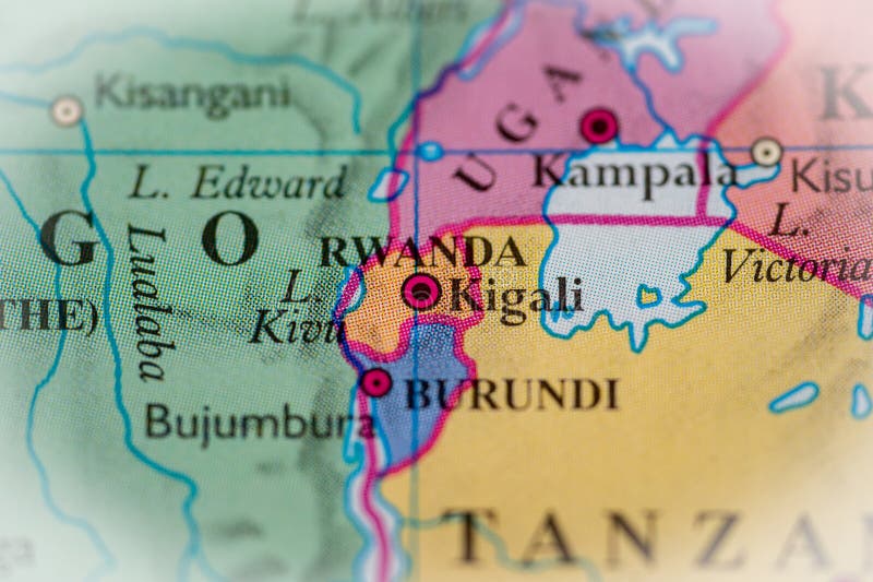 Rwanda Highlighted World Map Stock Photos - Free & Royalty-Free Stock ...
