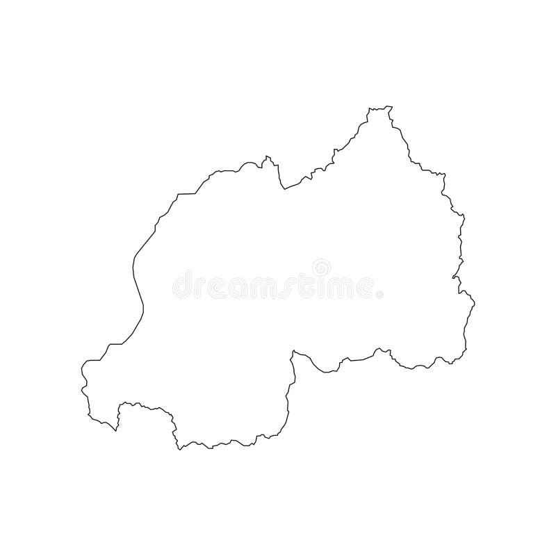 Rwanda map outline stock vector. Illustration of rwanda - 96751281 Rwanda map outline stock vector. Illustration of rwanda - 96751281