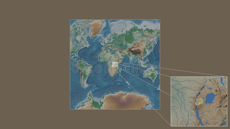 physical map of rwanda