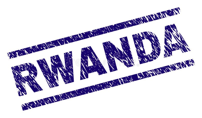 Scratched Textured RWANDA Stamp Seal Stock Vector - Illustration of ...