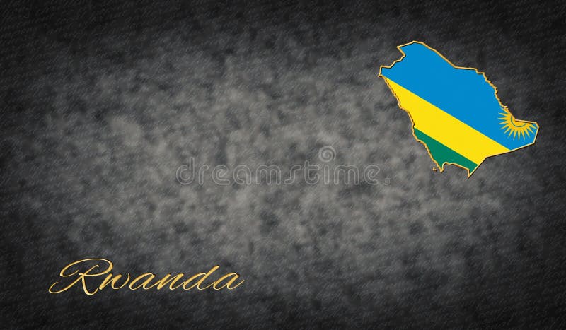 Rwanda Symbols, Map of Rwanda Stock Photo - Image of biodiversity ...