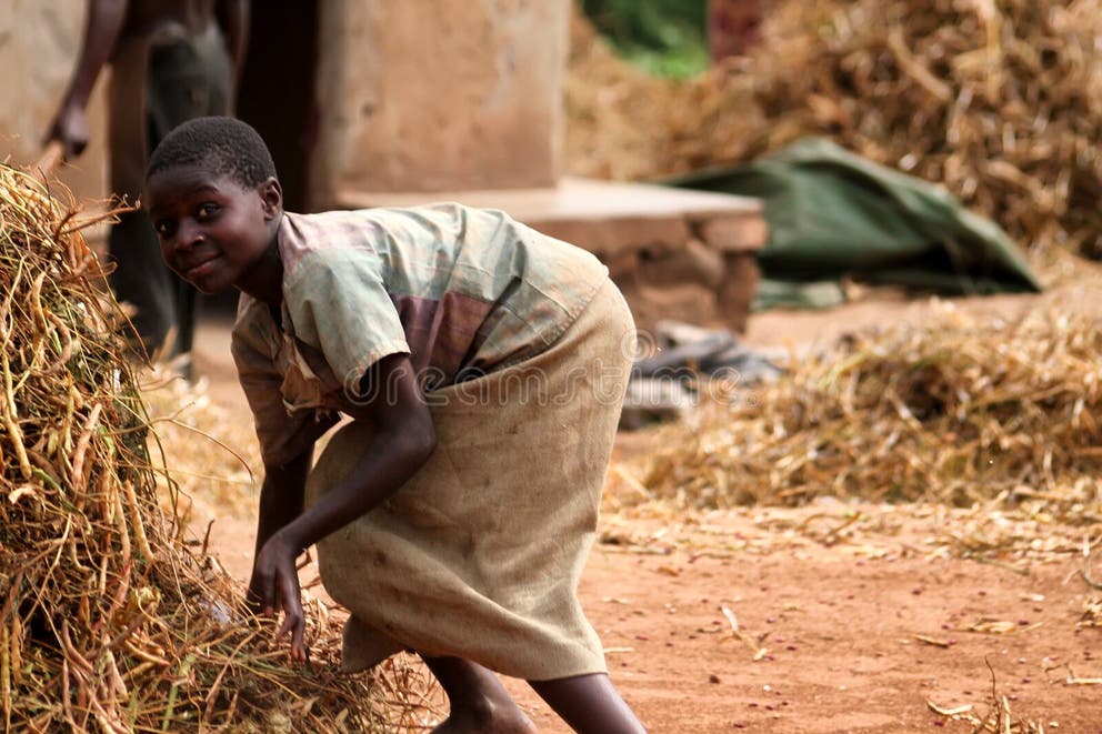 Rwandan boy editorial stock photo. Image of village, people - 23069528