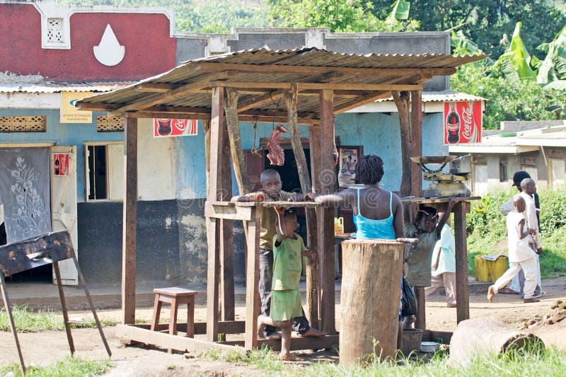Rwandan butcher shop editorial image. Image of farm, agriculture - 19287845
