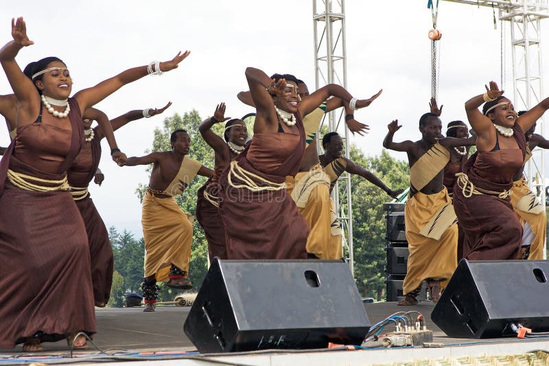 Rwandan dancers editorial image. Image of dance, tradition - 19450405