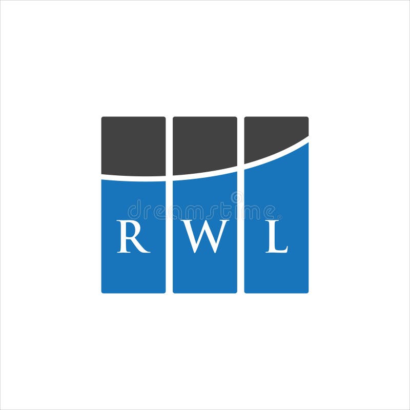 RWL Letter Logo Design on WHITE Background. RWL Creative Initials ...