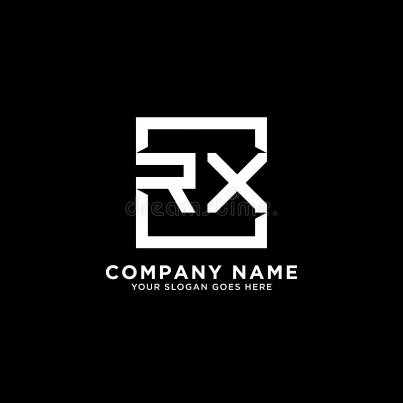 RX Initial Logo Inspirations, Square Logo Template, Clean and Clever ...