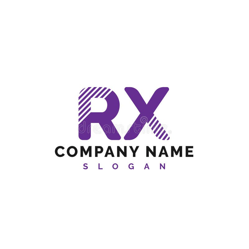 RX Letter Logo Design. RX Letter Logo Vector Illustration - Vector ...