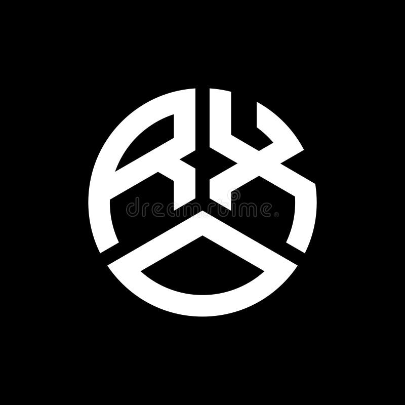 RXO Letter Logo Design on Black Background. RXO Creative Initials ...