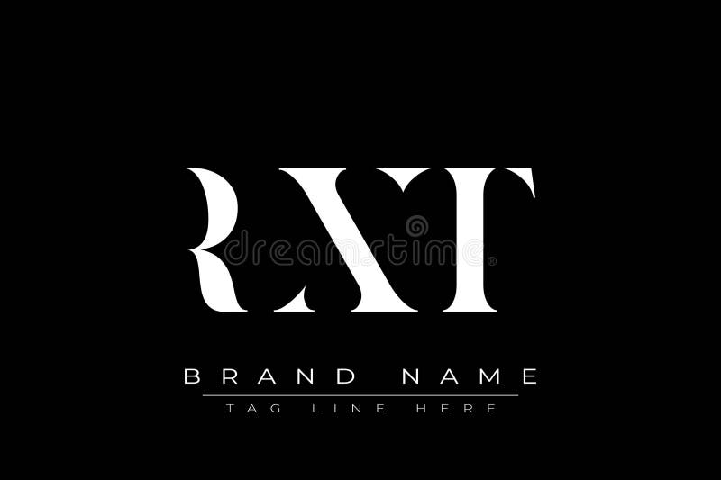RXT Abstract Letter Logo Design Stock Illustration - Illustration of ...