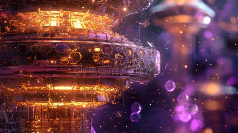 Ry elevating machine hive stock illustration. Illustration of ...