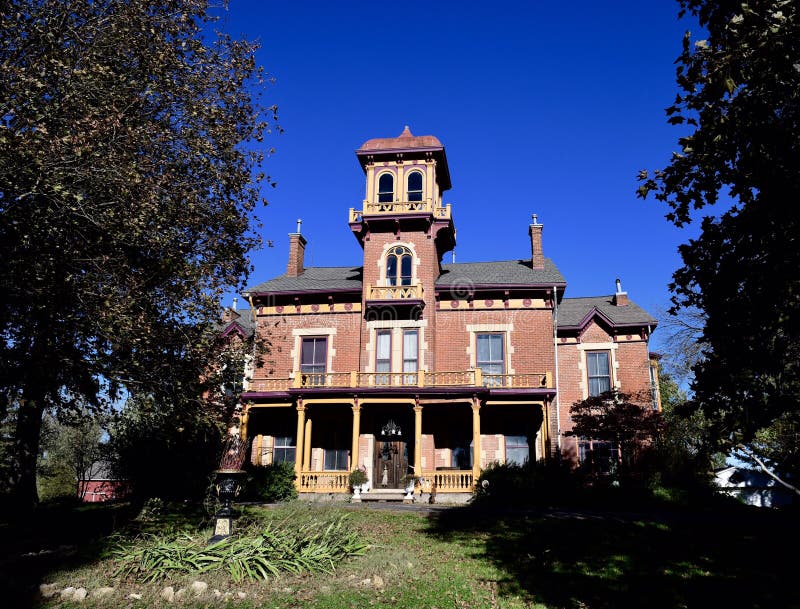 Ryan Mansion fotografía editorial. Imagen de galena - 129131472