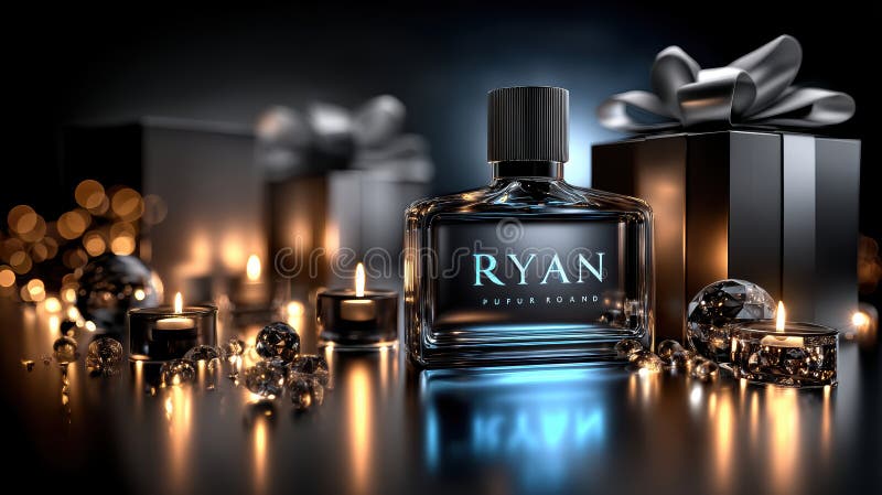 RYAN Name Engraved into Smooth Mirrored Surfaces with Elegant ...