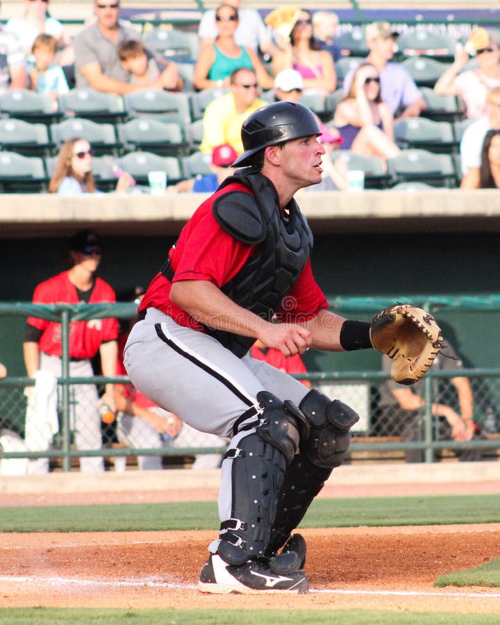 Ryan Plourde and Zach Thompson, Kannapolis Intimidators. Editorial ...